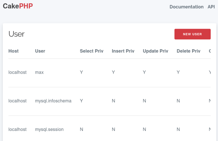 CakePHP4 データベースの設定情報を確認するページを作成 | Web系開発プログラマのブログ